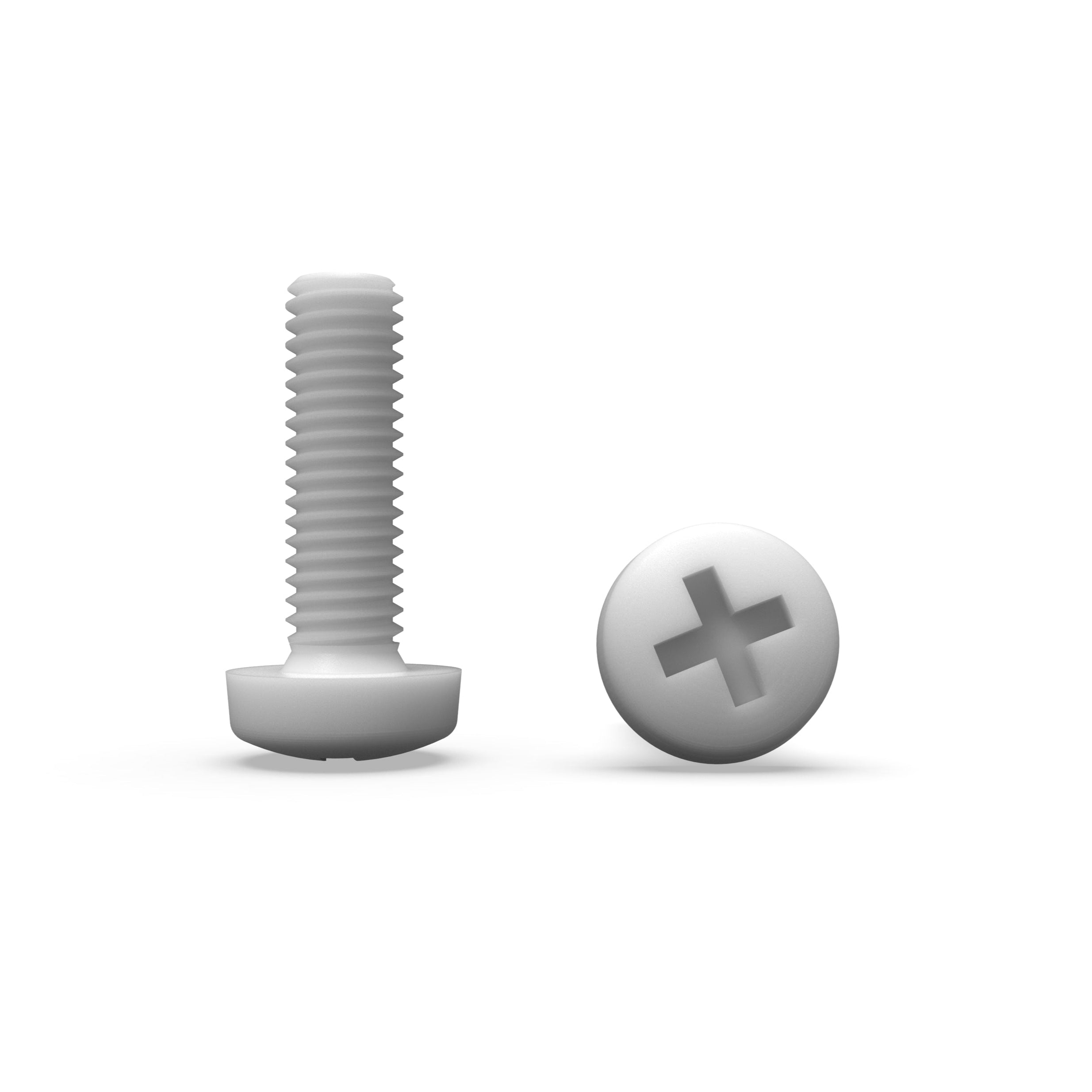 PTFE Teflon Pan Head Skruvar - Kryssförsänkta Phillips – High ...